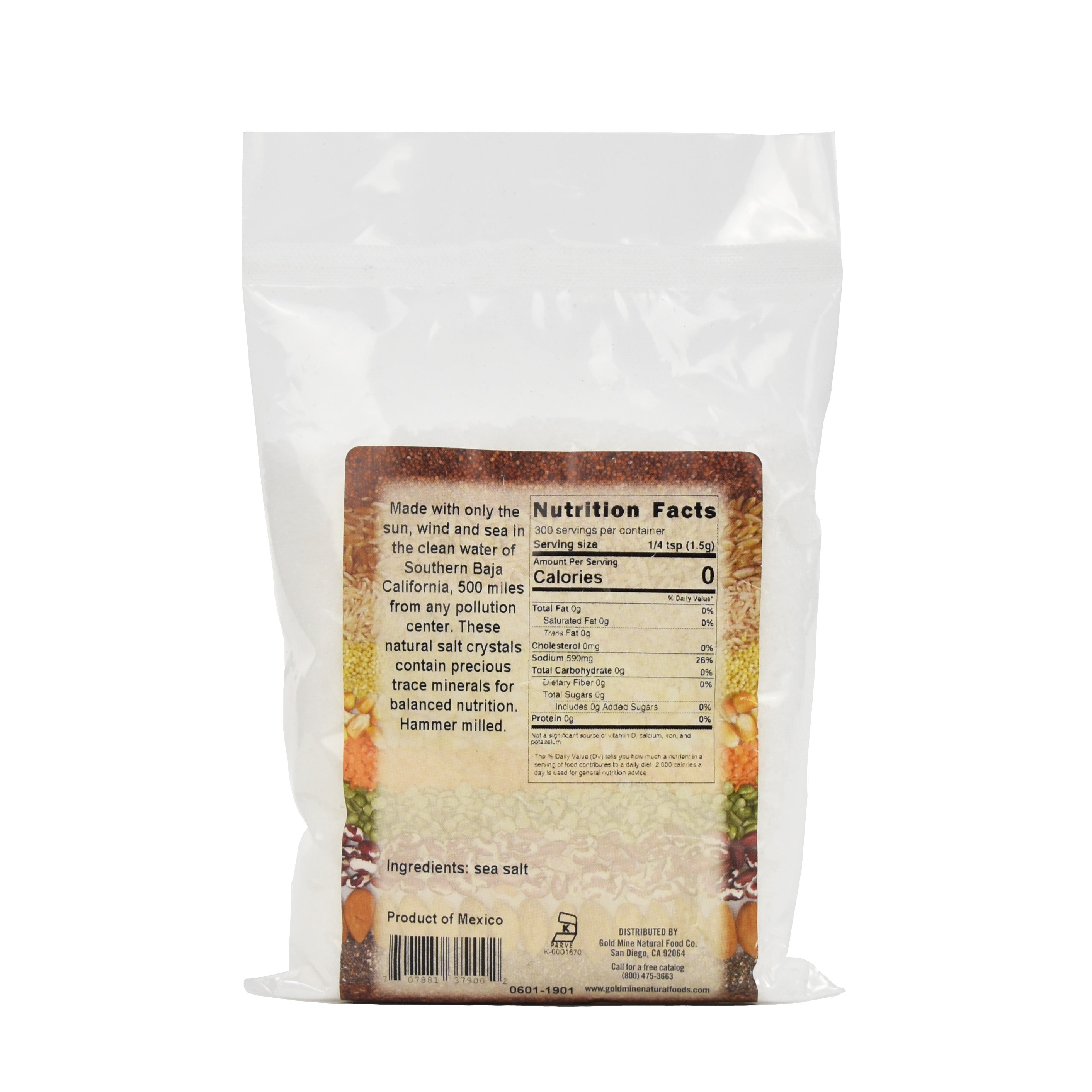 SOLAR-DRIED SEA SALT – Gold Mine Natural Foods