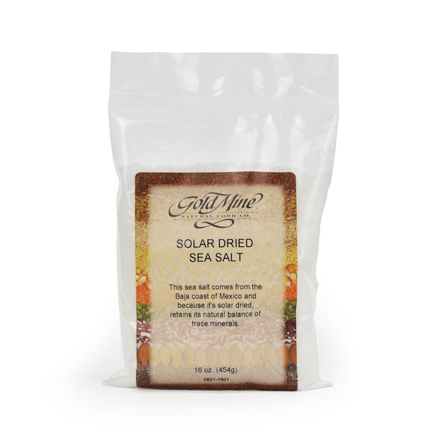 SOLAR-DRIED SEA SALT – Gold Mine Natural Foods
